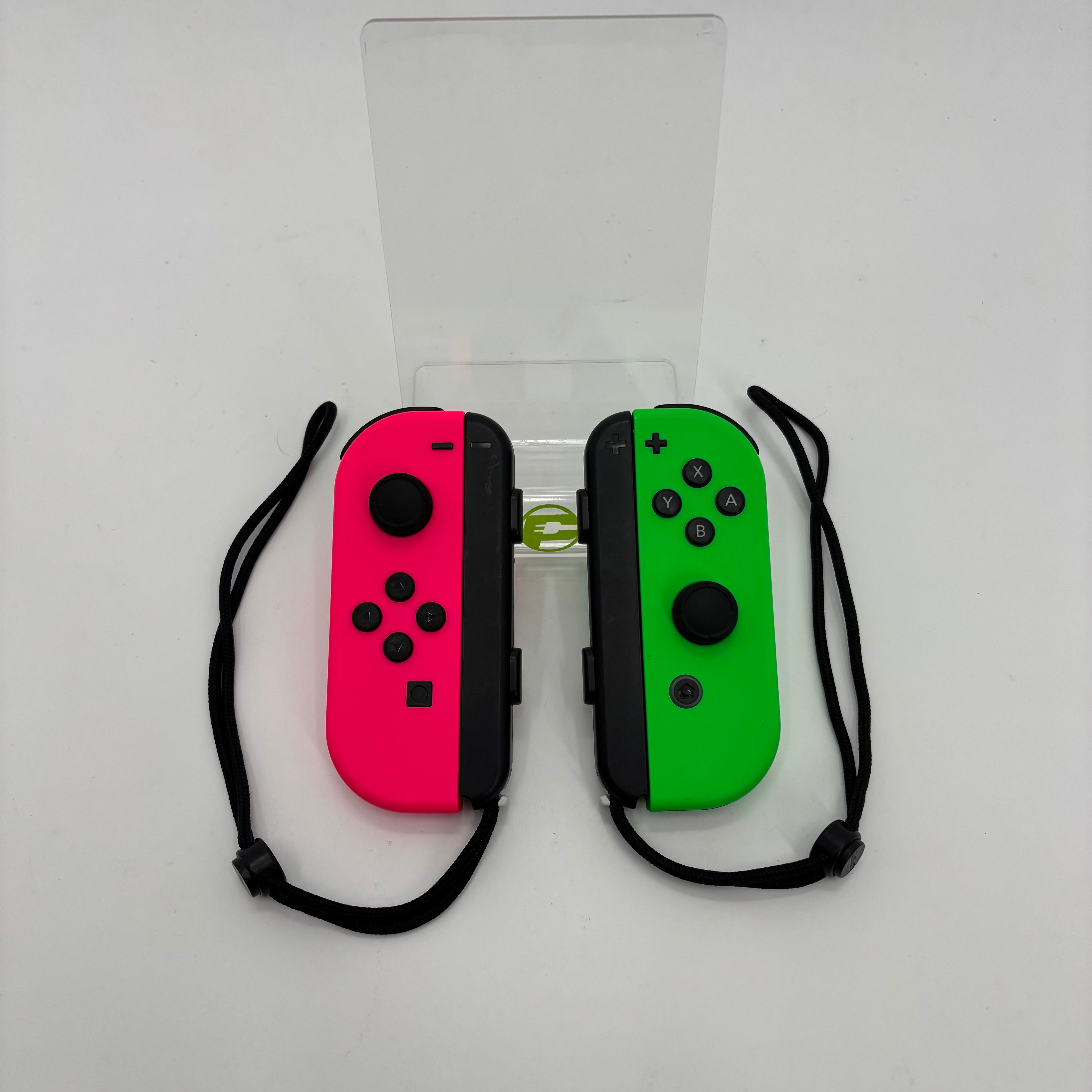 Nintendo Switch Joy-Cons Pair Controller HAC-015/HAC-016 Neon Pink/Neo ...