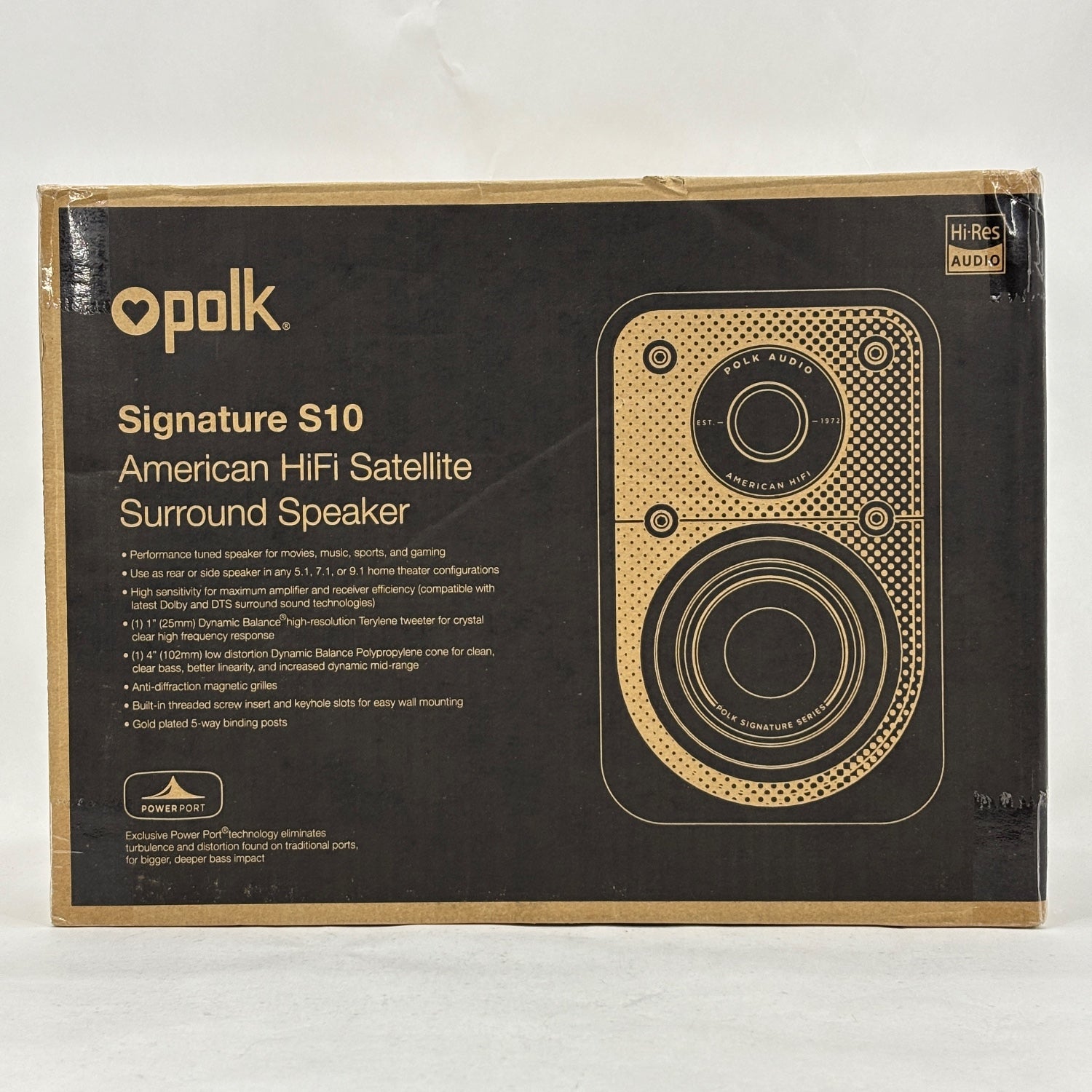 New Polk Audio SIGNATURE S10 American HiFi Satellite Surround Speaker ...